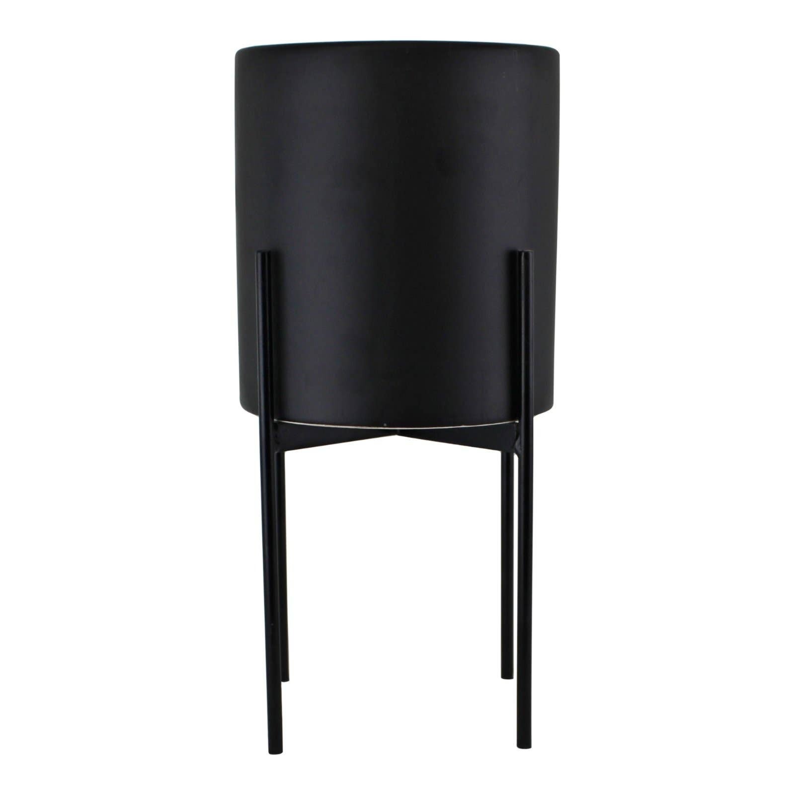 Black Planter Metal Stand | RAE AND JAMES