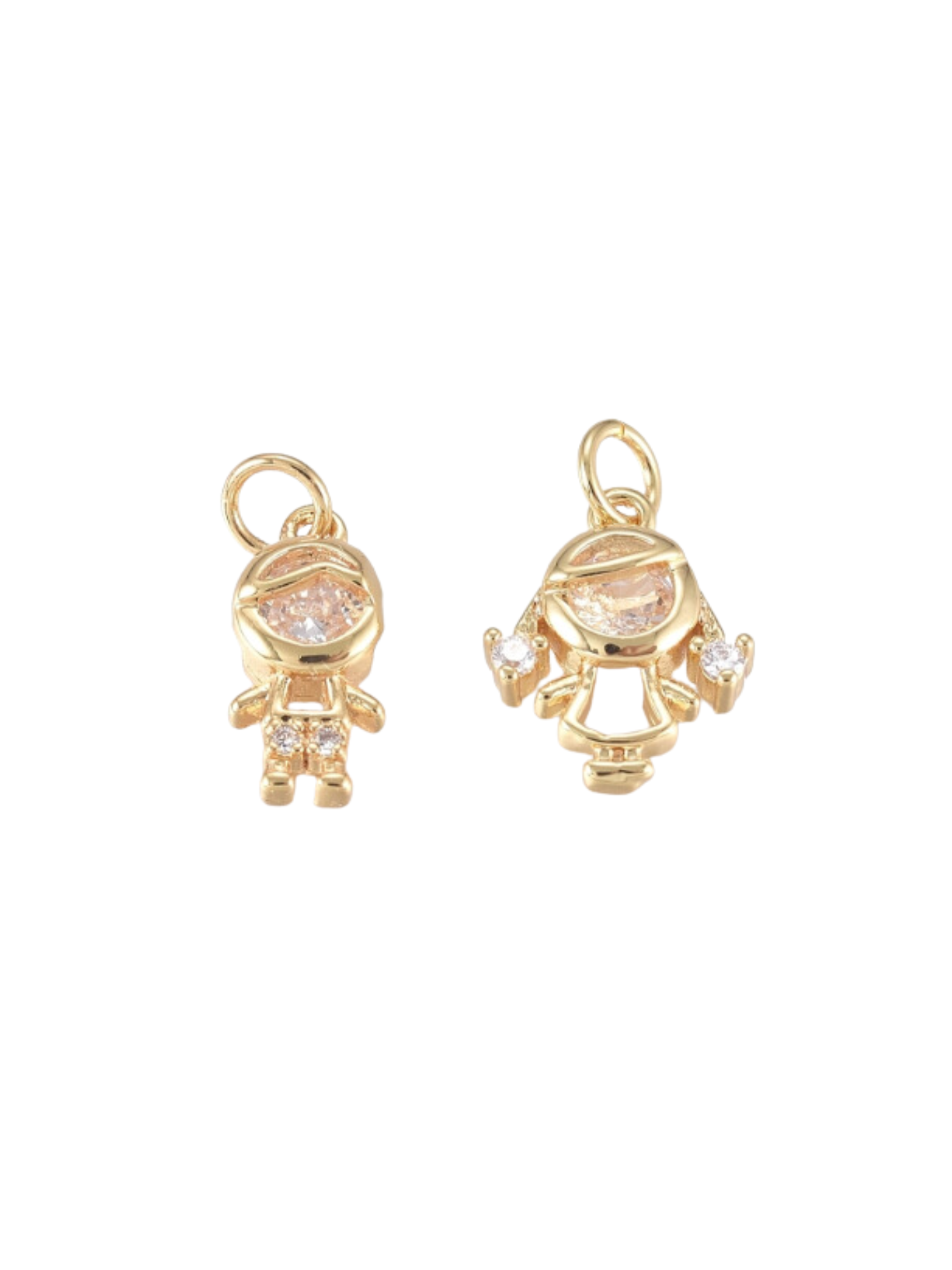 The Charm Bar Company - * Gold Tiny Boy and Girl Charms- Assorted | RAE ...